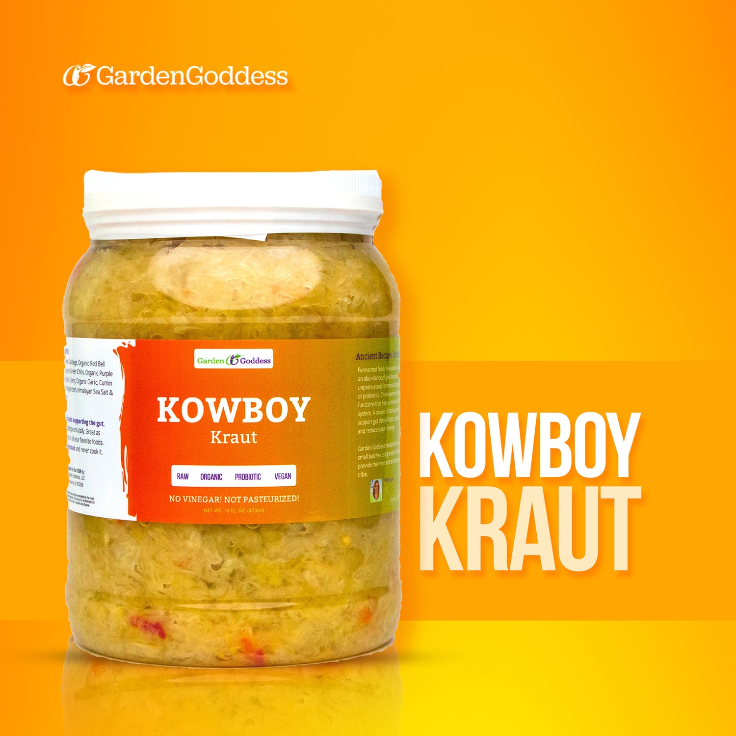 4 Krauts. Mix & Match. 16oz Jars – Garden Goddess